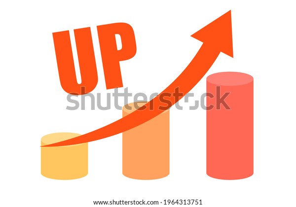 Bar Chart Red Arrow Upward Trend Stock Vector (Royalty Free) 1964313751 ... Bar Chart Red Arrow Upward Trend Stock Vector (Royalty Free) 1964313751 ...