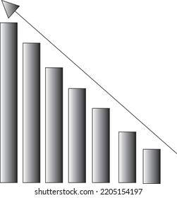 Bar Graph Depicting Continuous Improvement Stock Vector (Royalty Free ...