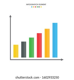 Bar Graph Illustration Chart Business Statistics Stock Vector (Royalty ...
