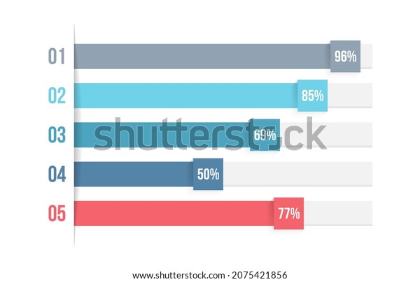Bar Graph Template Business Infographics Vector Stock Vector (Royalty ...