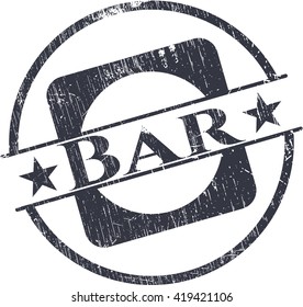Bar Grunge Stamp Stock Vector (Royalty Free) 419421106 | Shutterstock