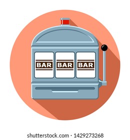 Bar Slot Machine Icon Vector Illustration Stock Vector (Royalty Free ...