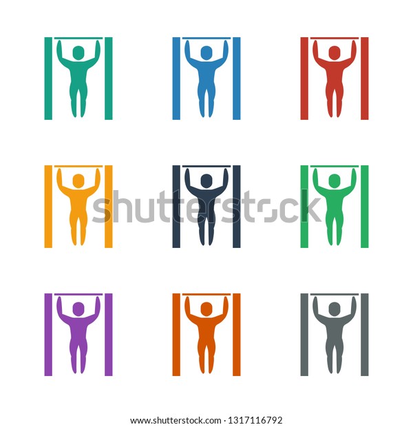 Bar Tightening Icon White Background Editable Stock Vector (Royalty ...