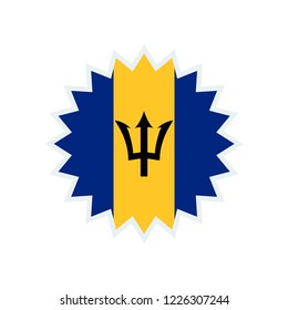 Barbados Flag Barbados Star Flag Stock Vector (Royalty Free) 1226307244 ...