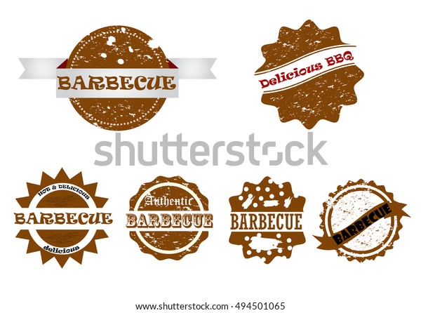Barbecue Rubber Stamp Stock Vector (Royalty Free) 494501065 | Shutterstock
