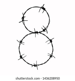450 Barbed wire numbers Images, Stock Photos & Vectors | Shutterstock