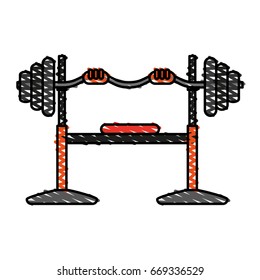Barbell Vector Illustration Stock Vector (Royalty Free) 669336529 ...