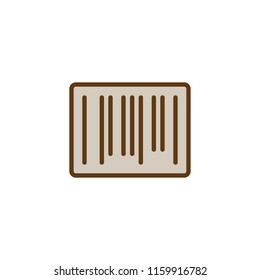 Barcode Filled Outline Icon Line Vector Stock Vector (Royalty Free ...