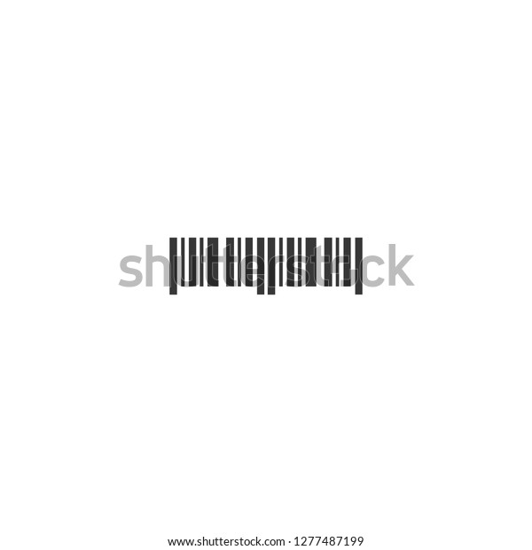Barcode Icon Silhouette Vector Illustration: เวกเตอร์สต็อก (ปลอดค่า ...