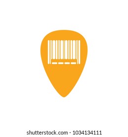 Barcode Pin Logo Icon Design Stock Vector (Royalty Free) 1034134111 ...