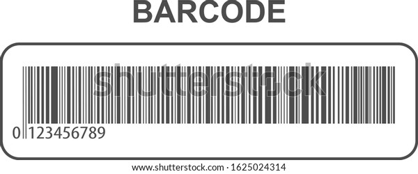 Barcode Realistic Barcode Isolated On White Stock Vector (Royalty Free ...