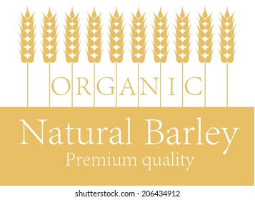Barley Icon Vector Illustration Stock Vector (Royalty Free) 206434912 ...