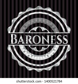 Baroness Silvery Emblem Vector Illustration Mosaic Stock Vector ...