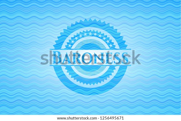 Baroness Water Badge Stock Vector (Royalty Free) 1256495671 | Shutterstock