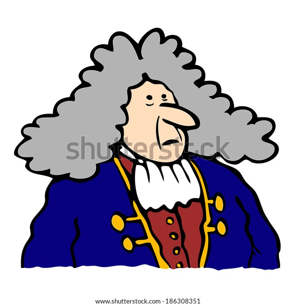 Baroque Man Illustration Stock Vector (Royalty Free) 186308351 ...
