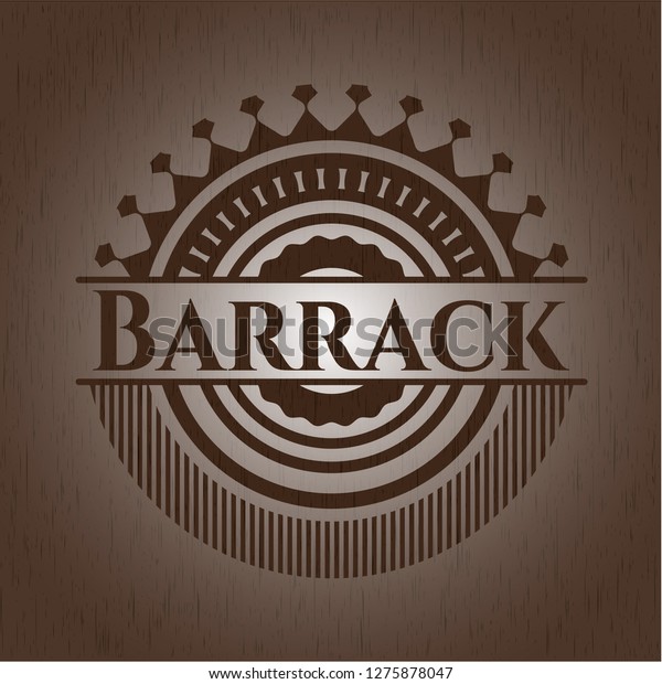 Barrack Wood Signboards Stock Vector (Royalty Free) 1275878047 ...