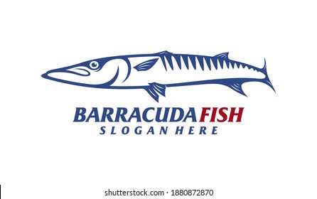 Barracuda Fish Design Vector Illustration Creative Stock Vector ...