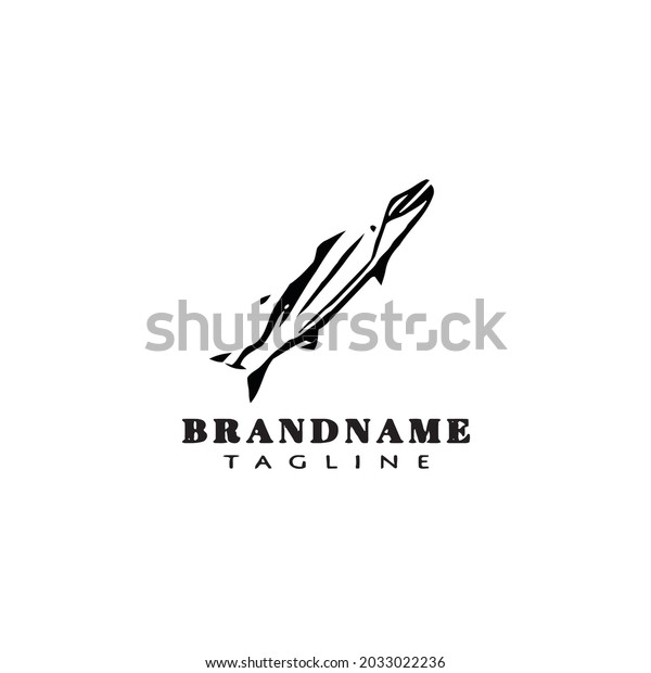 Barracuda Fish Logo Icon Design Template Stock Vector (Royalty Free ...