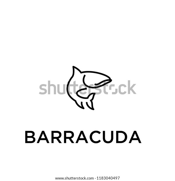 Barracuda Logo Icon Designs Vector Stock Vector (Royalty Free) 1183040497
