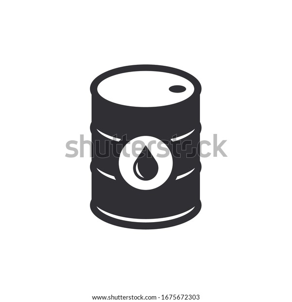 Barrel Icon Black Barrel Oil Labels Stock Vector (Royalty Free ...