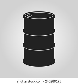 Barrel Icon Barrel Symbol Flat Vector Stock Vector (Royalty Free ...