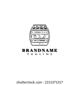 Barrel Logo Design Template Icon Modern Stock Vector (Royalty Free ...