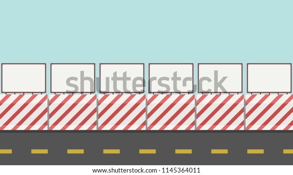 「Barricade Cartoon Vector Barricade Label Vector」のベクター画像素材（ロイヤリティフリー ...