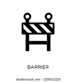 Barrier Icon Barrier Symbol Design Construction Stock Vector (Royalty ...