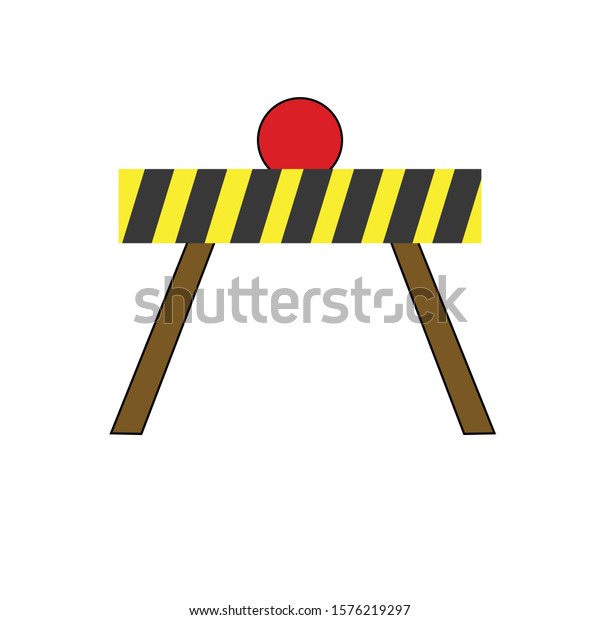 Barriers Simple Clip Art Vector Illustration Stock Vector (Royalty Free ...