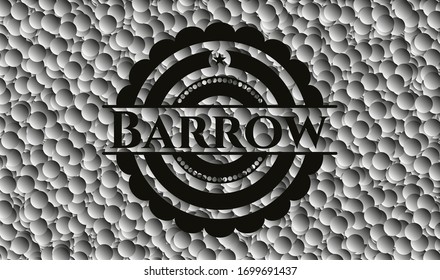 Barrow Dark Icon Emblem Grey Bubbles Stock Vector (Royalty Free ...