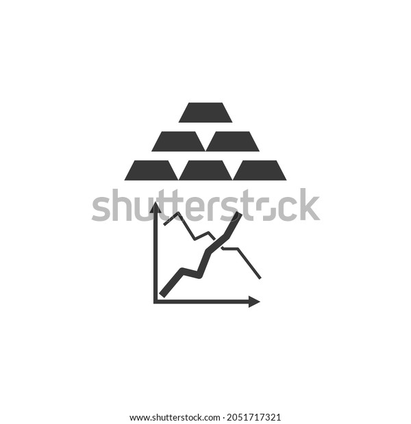 Bars Chart Schedule Icon Finance Analysis Stock Vector (Royalty Free ...