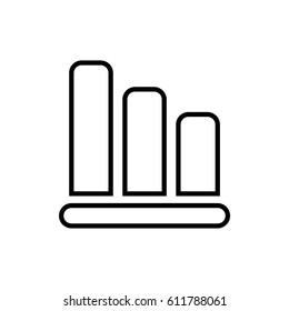 Bars Descending Line Icon Stock Vector (Royalty Free) 611788061 ...