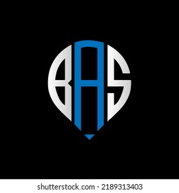 Bas Initial Modern Logo Design Vector Stock Vector (Royalty Free ...