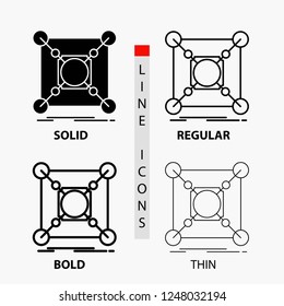 Base Center Connection Data Hub Icon Stock Vector (Royalty Free) 1256027491