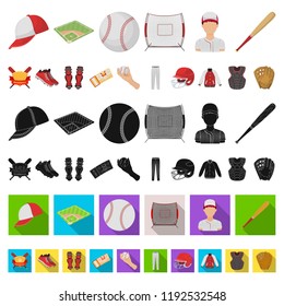 Baseball Attributes Cartoon Icons Set Collection Stock Vector (Royalty ...