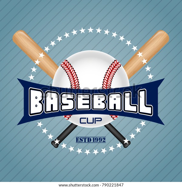 Baseball Badge Logo Design Vector Template Stock Vector (Royalty Free ...