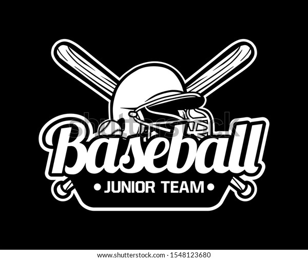 Baseball Badge Logo Emblem Template Junior Stock Vector (Royalty Free ...