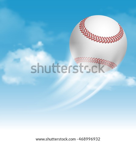 Flying Baseball Clipart | Free download on ClipArtMag