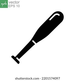Baseball Bat Sport Icon Baseball Stick Stock Vector (Royalty Free ...