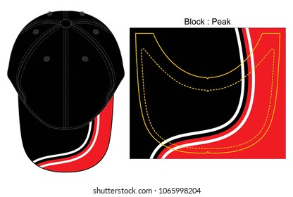 81 Curved brim hat Stock Vectors, Images & Vector Art | Shutterstock