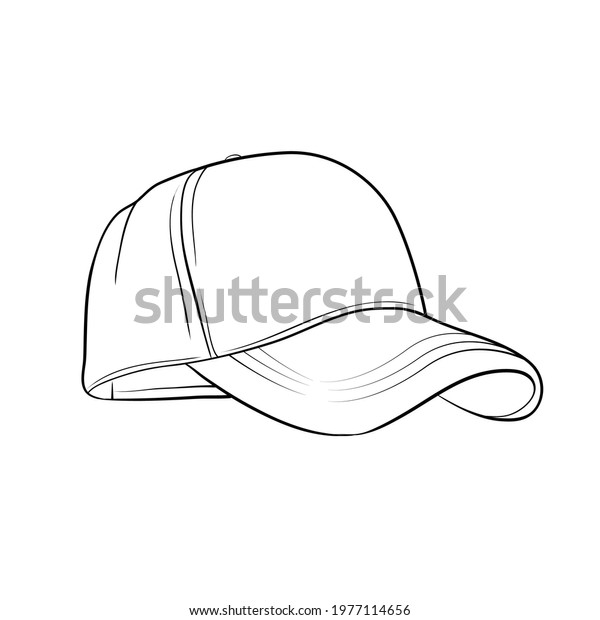 1 277 Baseball cap line drawing Snímků, stock fotografií a vektorů ...