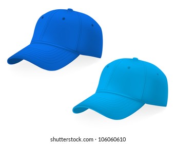 Blue Baseball Cap Angles View Front Stock Photo (Edit Now) 1613254036