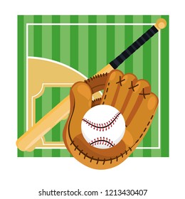 Baseball Equipment Cartoon Stock Vector (Royalty Free) 1213430407