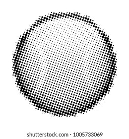 Baseball Halftone Style On White Isolated Stock Vector (Royalty Free ...