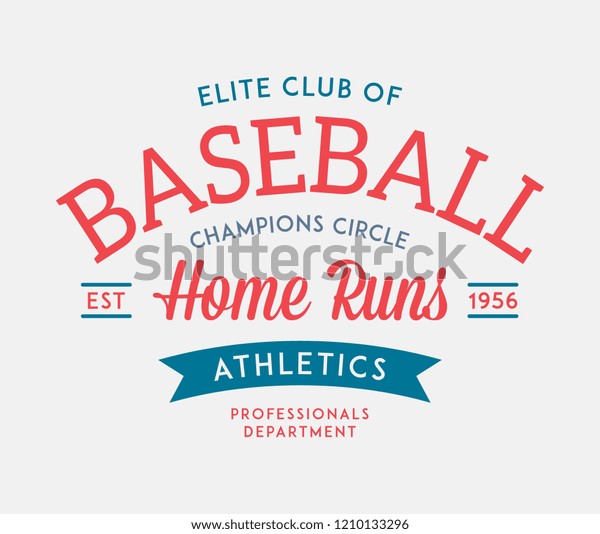 Baseball Home Runs Vector Illustration About Stock Vector (Royalty Free ...
