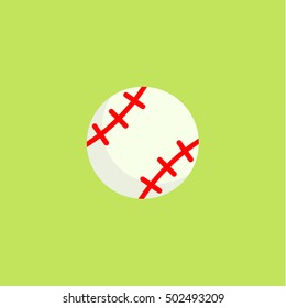 Baseball Icon Flat Design Stock Vector (Royalty Free) 502493209 ...