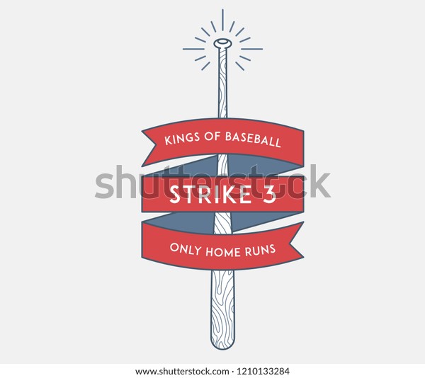 Baseball Strike Number 3 Vector Illustration Stock Vector (Royalty Free ...