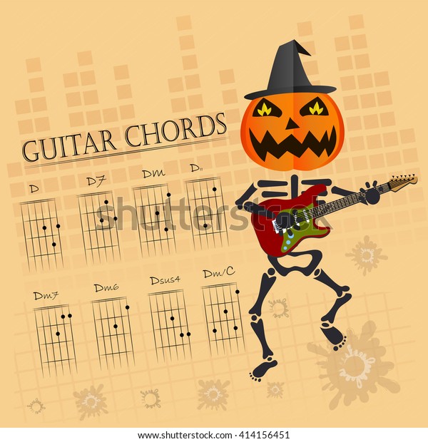 Basic Guitar Chords Vector Illustration 库存矢量图（免版税）414156451 Shutterstock