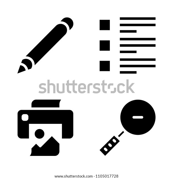 Basic Icon Set Internet Pictogram Ui Stock Vector (Royalty Free ...