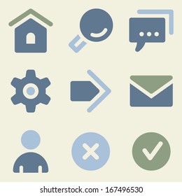 Basic Web Icons Money Color Series Stock Vector (Royalty Free ...
